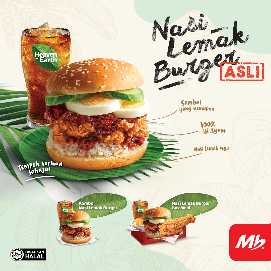 MB NASI LEMAK BURGER