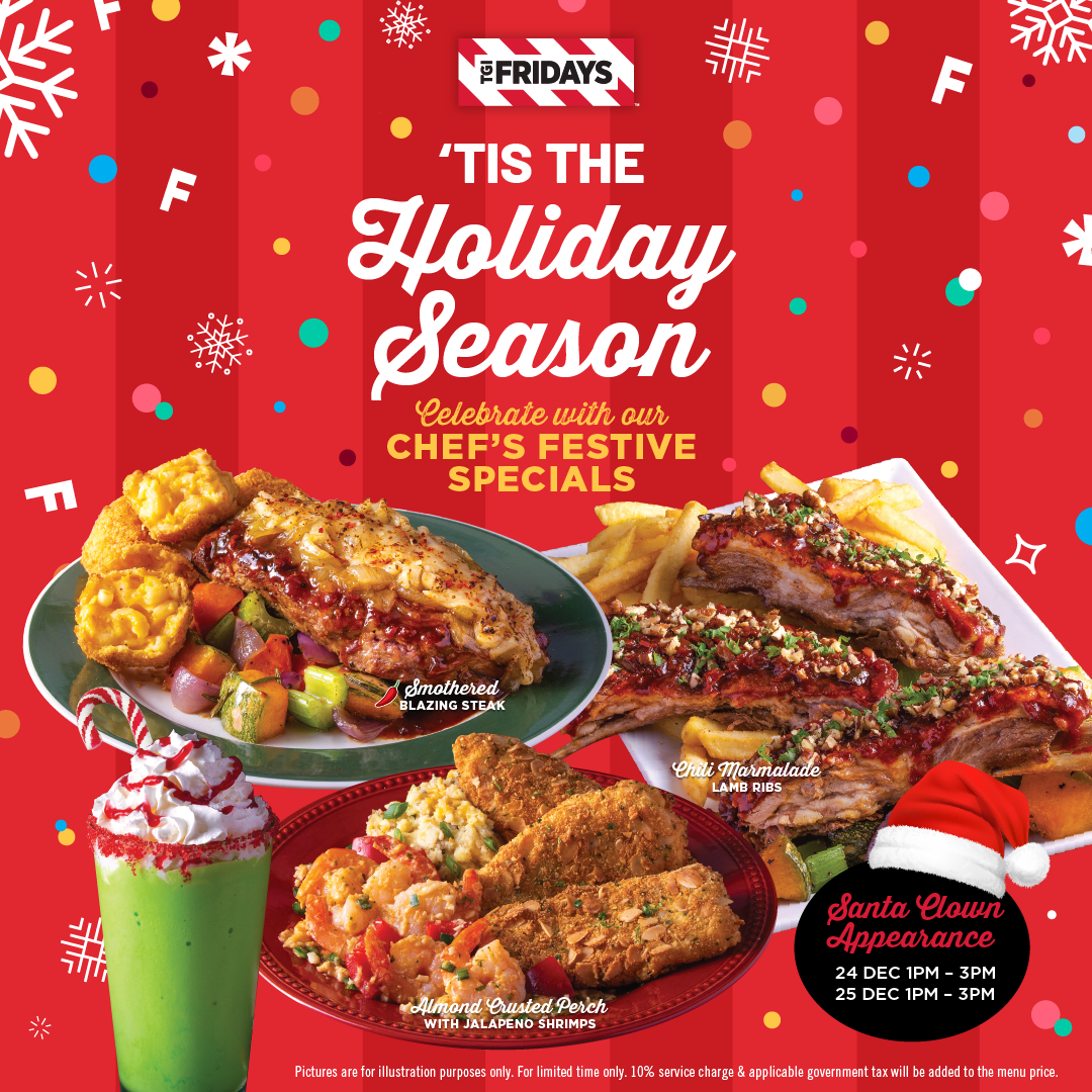 Check Full Menu here: http://www.fridays.com.my/our-menu/